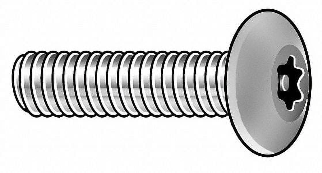 Tamper-Pruf Screws TRS,#6-32,Plain,1/2"L,25PK 91010 - Walmart.com