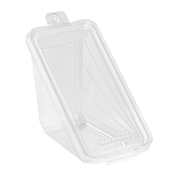 Tamper Tek Triangle Take Out Containers 100 Pack Clear Plastic Sandwich ...