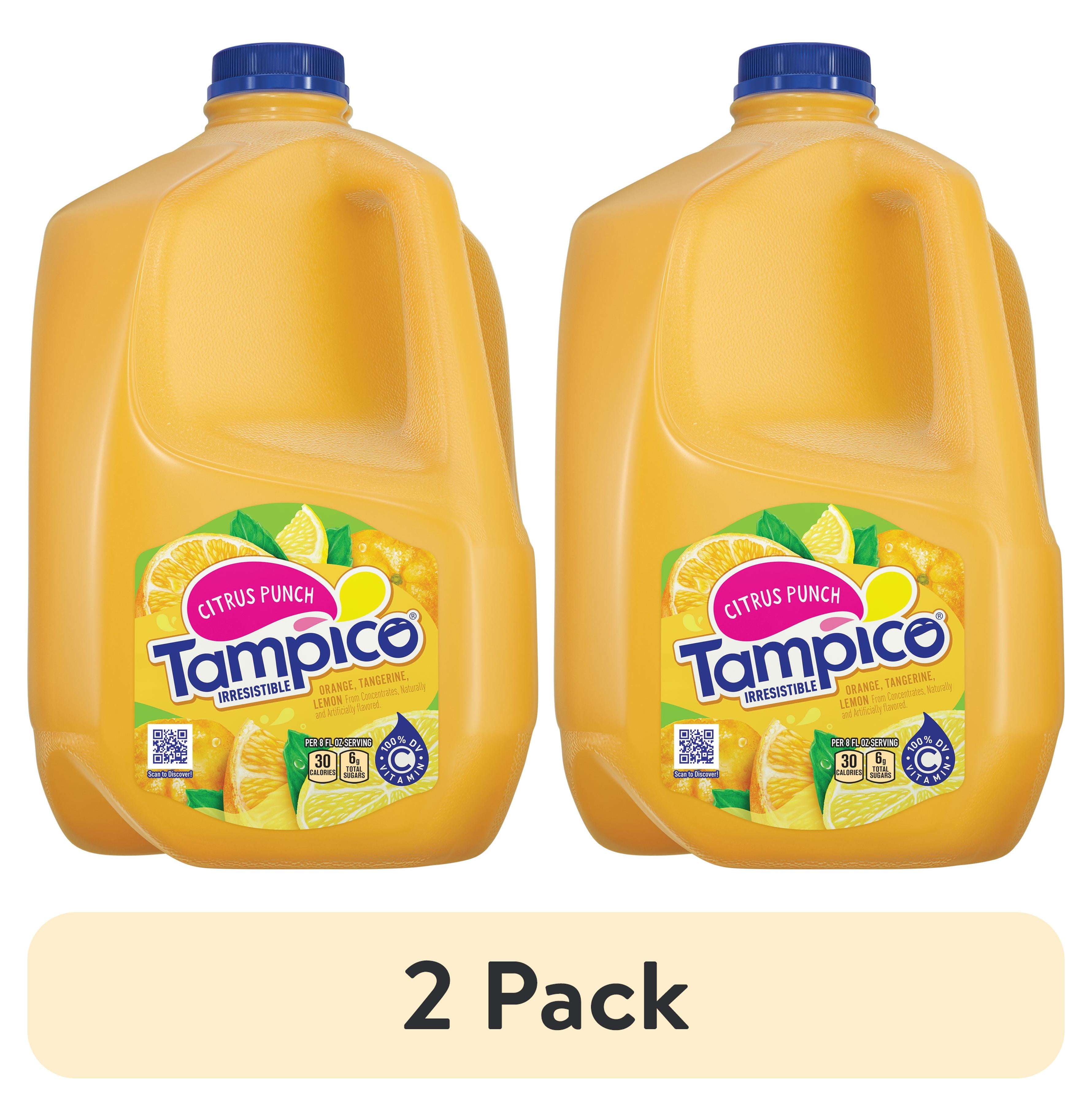(2 pack) Tampico Citrus Fruit Punch, Orange Tangerine Lemon Juice Drink ...
