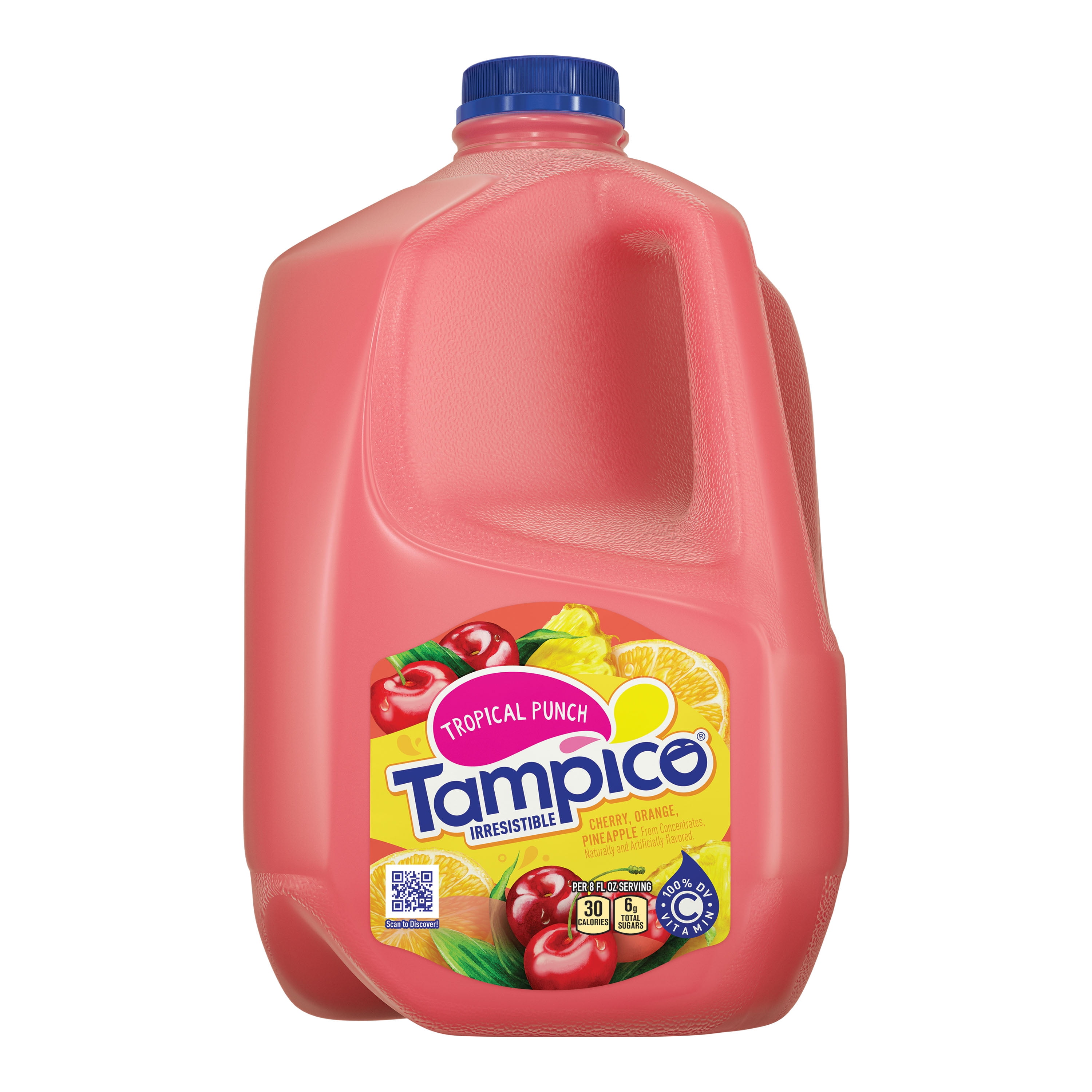 Tampico Tropical Punch, Cherry Orange Pineapple Juice Drink, 1 Gallon ...