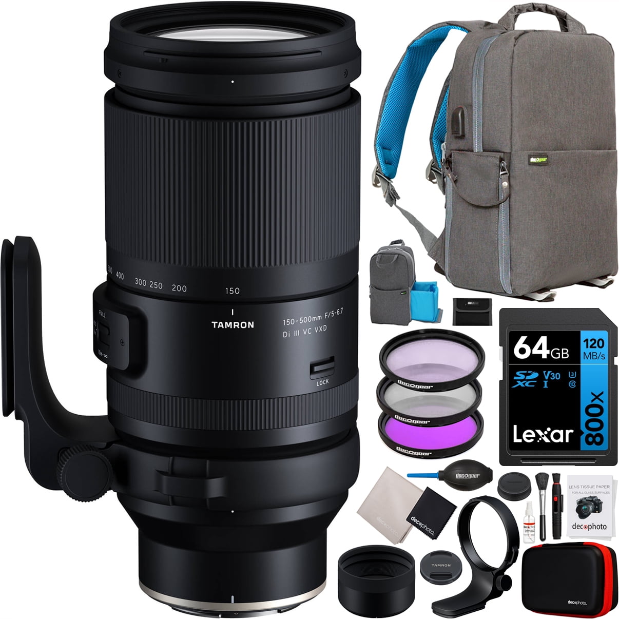 Tamron 150-500mm F/5-6.7 Di III VC VXD Zoom Lens for Nikon Z-Mount ...