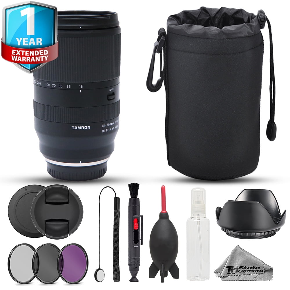 Tamron 18-300mm Lens - 10pc Advanced Bundle + 1 Yr Warranty - Walmart.com