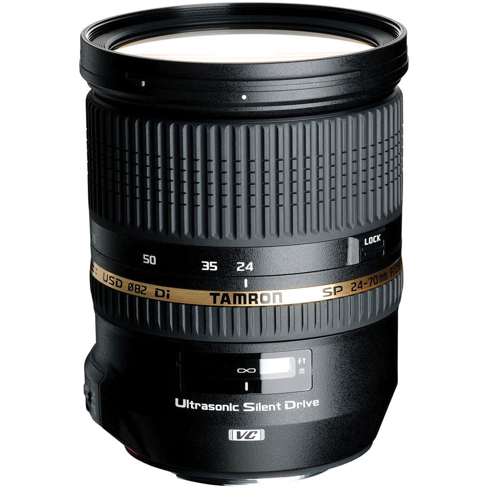 Tamron 24-70mm Lens for Canon + Speedlite 430EX + LED - 32GB Accessory ...