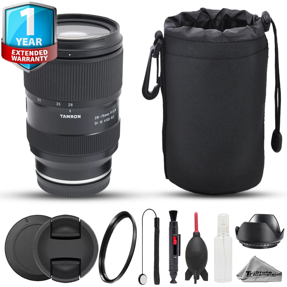Tamron 28-75mm f/2.8 Di III VXD G2 Lens - 8pc Starter Kit + 1 Yr ...