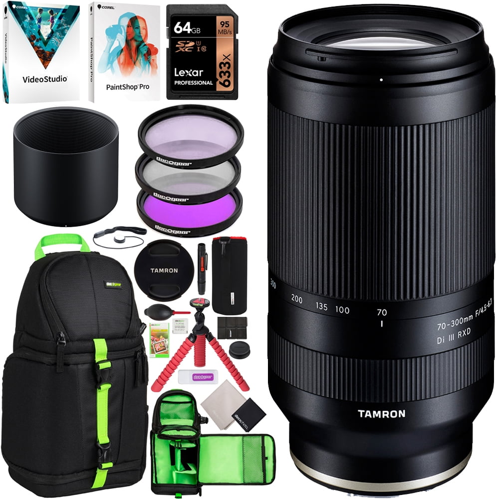 Tamron 70-300mm F/4.5-6.3 Di III RXD Lens A047 for Sony E-mount Full ...