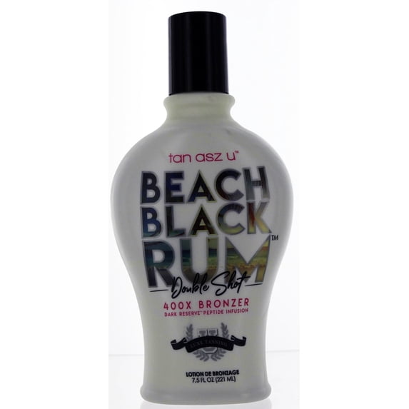 Tan Asz U Beach Black Rum Double Shot Tanning Lotion with Bronzers ...