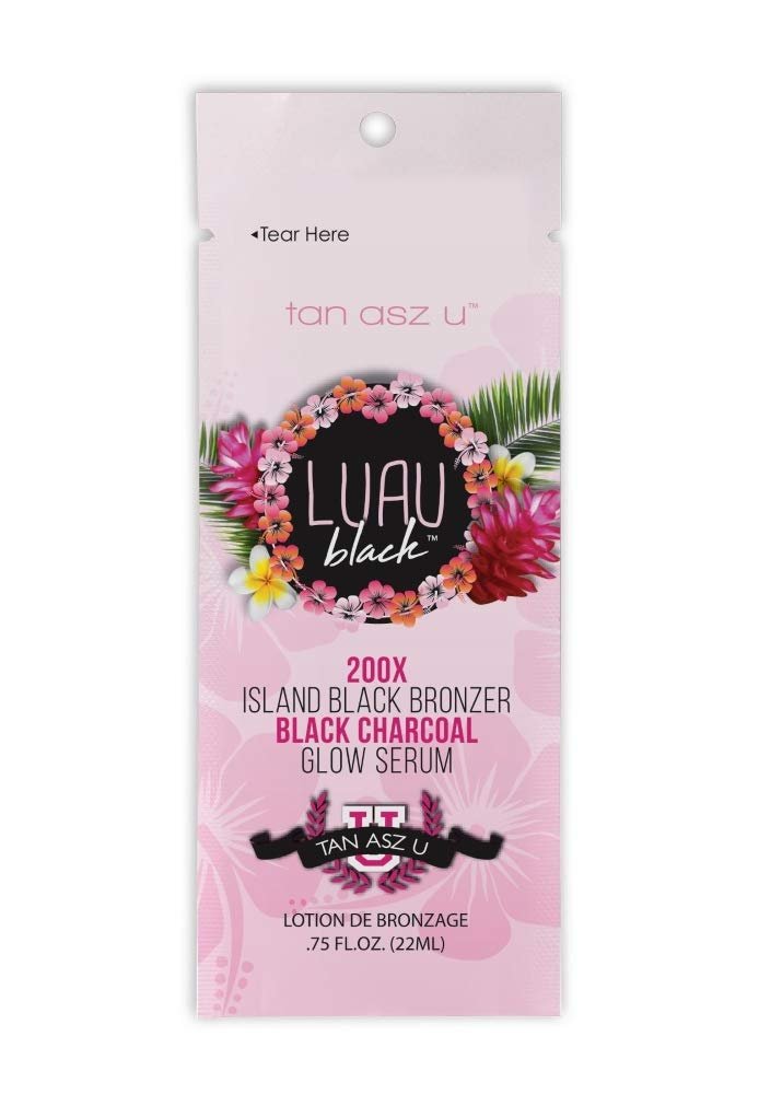 Tan Asz U LUAU BLACK 200X Black Bronzer - Lot of 5 Packets 3.75 oz ...