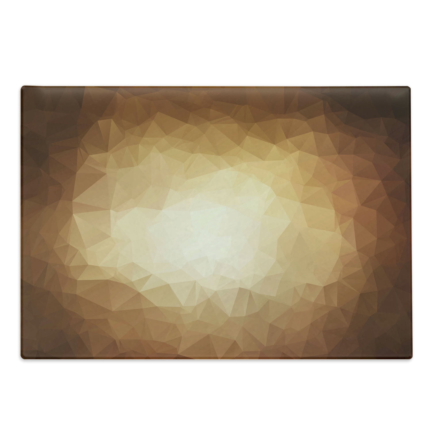Tan Cutting Board, Abstract Triangles in Mosaic Form Modern Geometrical ...