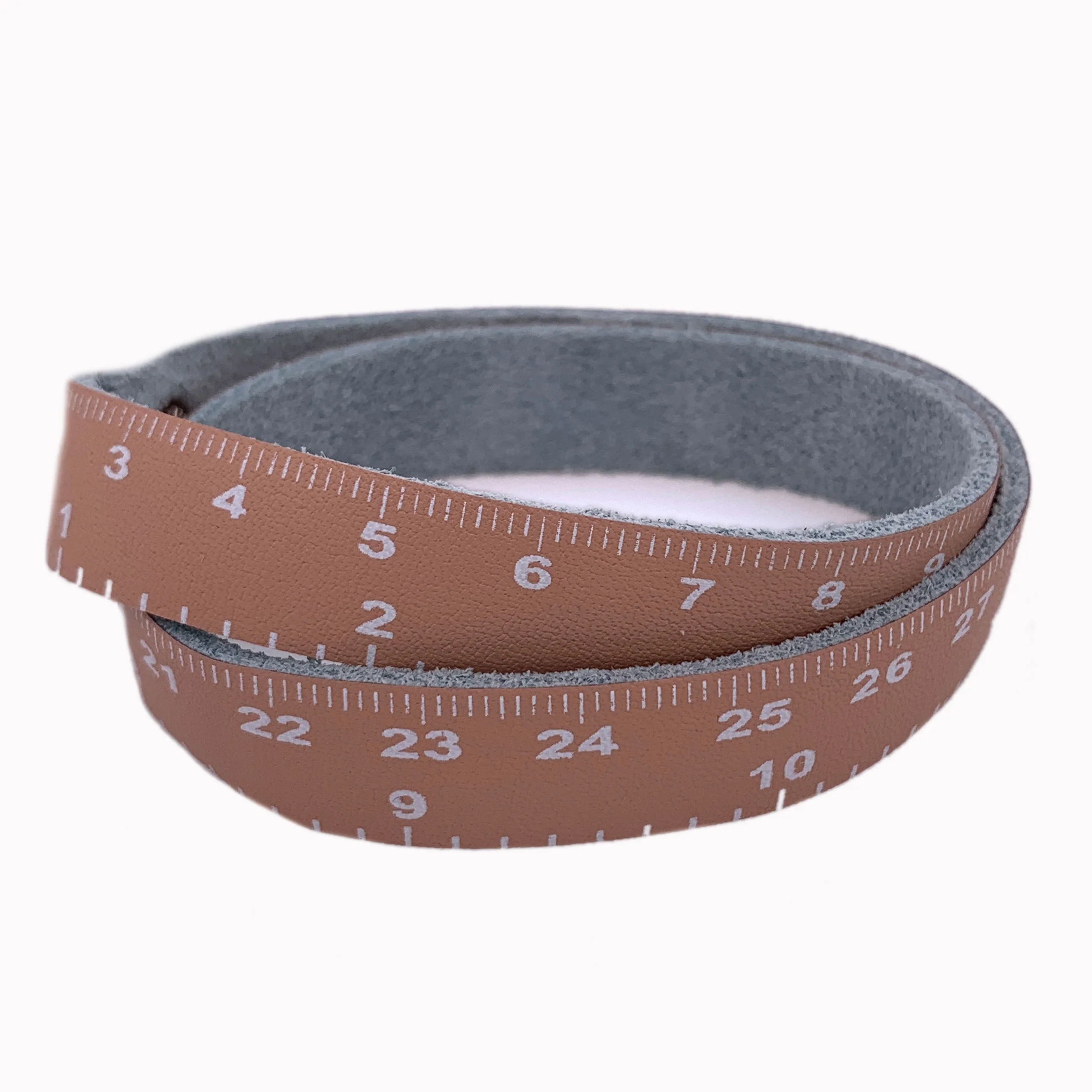 Tan Leather Double Wrap Ruler Bracelet - Walmart.com