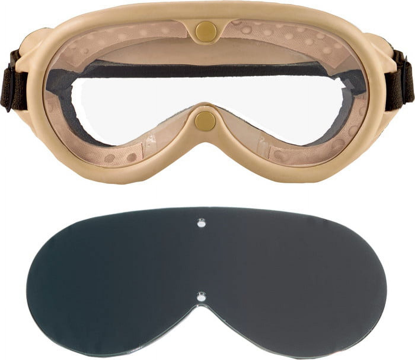 Rothco 180 G.I. Type Sun Wind & Dust Goggles, Tan - Walmart.com
