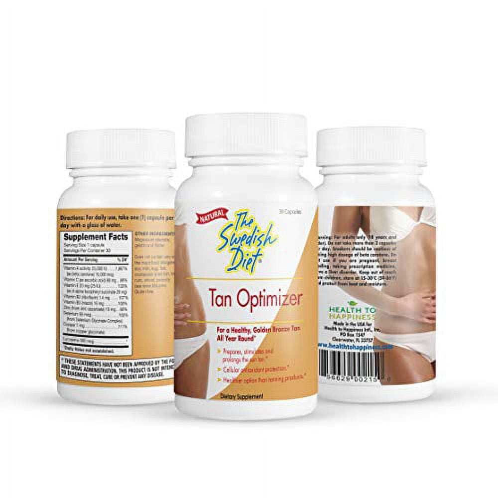 Tan Optimizer â€“ Great Tanning Pills with Beta Carotene Vitamin A ...