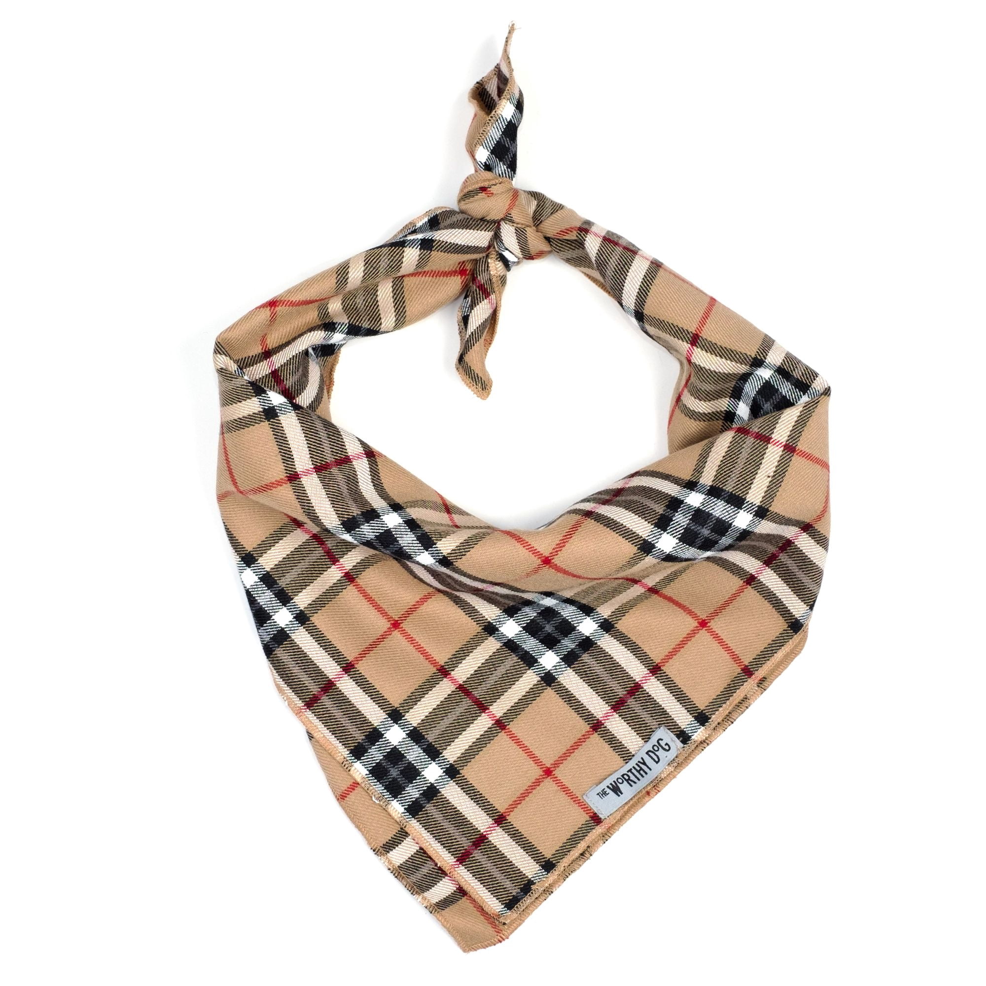 Tan Plaid Bandana - Walmart.com