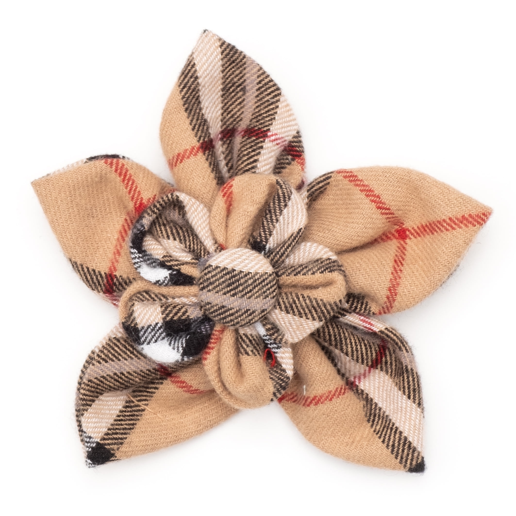 Tan Plaid Flower - Walmart.com