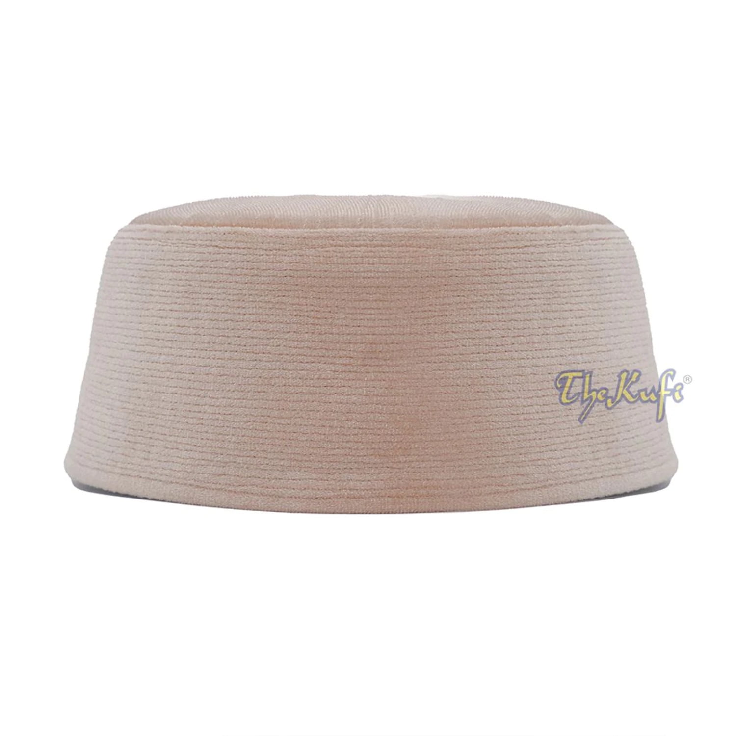 Tan Rigid Velveteen Turkish Chechen Style Kufi Hat - Walmart.com