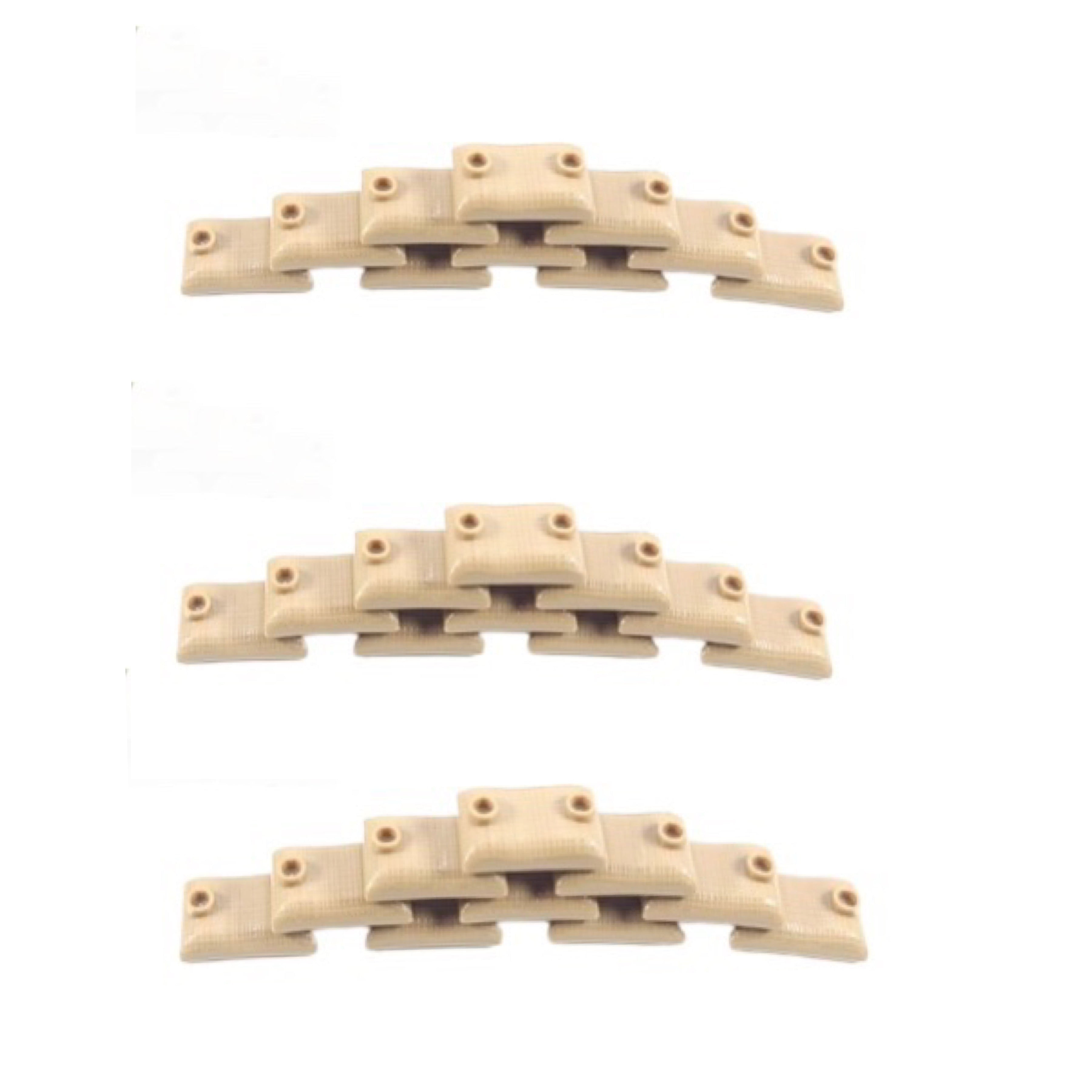 Tan Sandbags Military Building Bricks Accessories x 30| General Jim's ...
