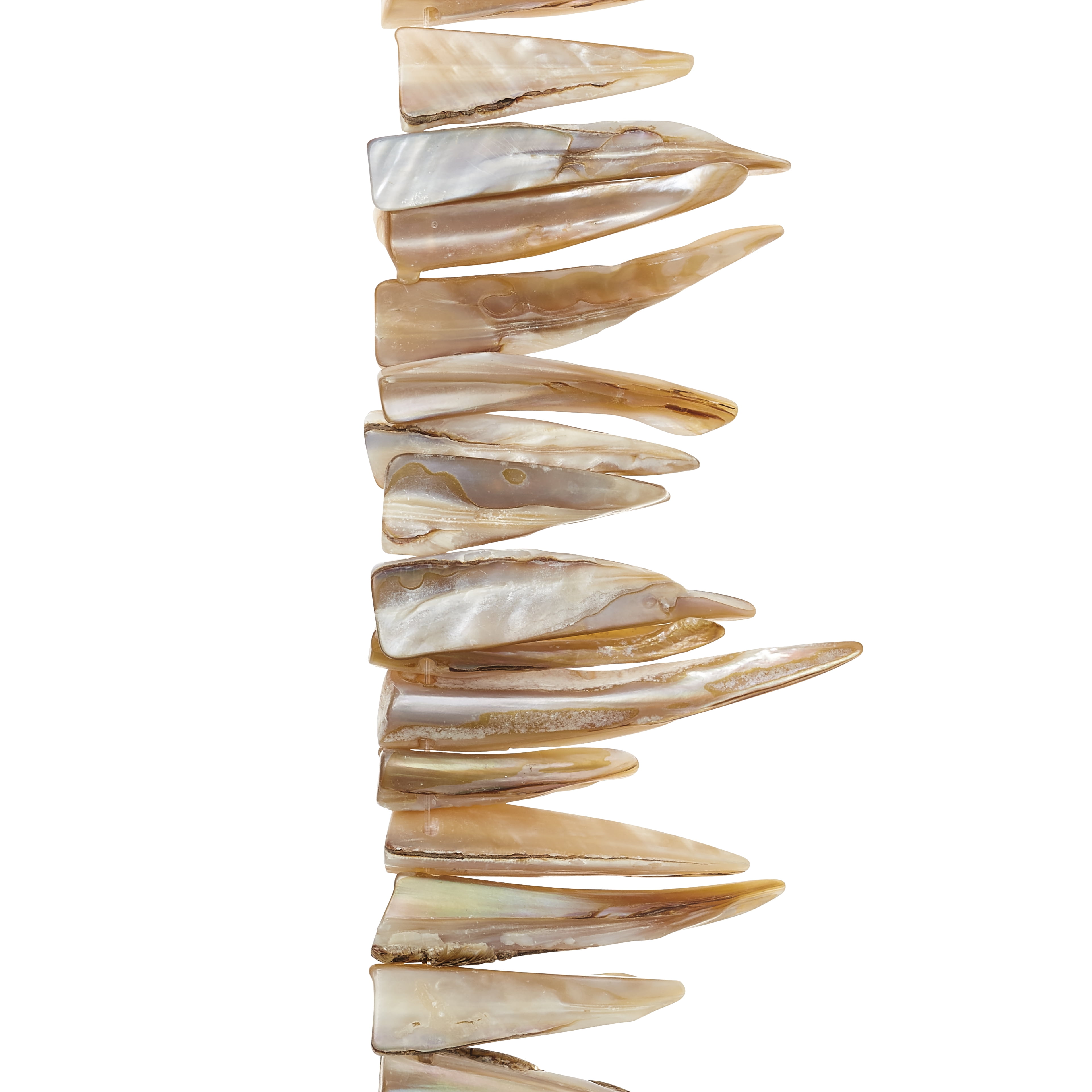 Tan Shell Stick Beads - 28mm by Bead Landing - Walmart.com