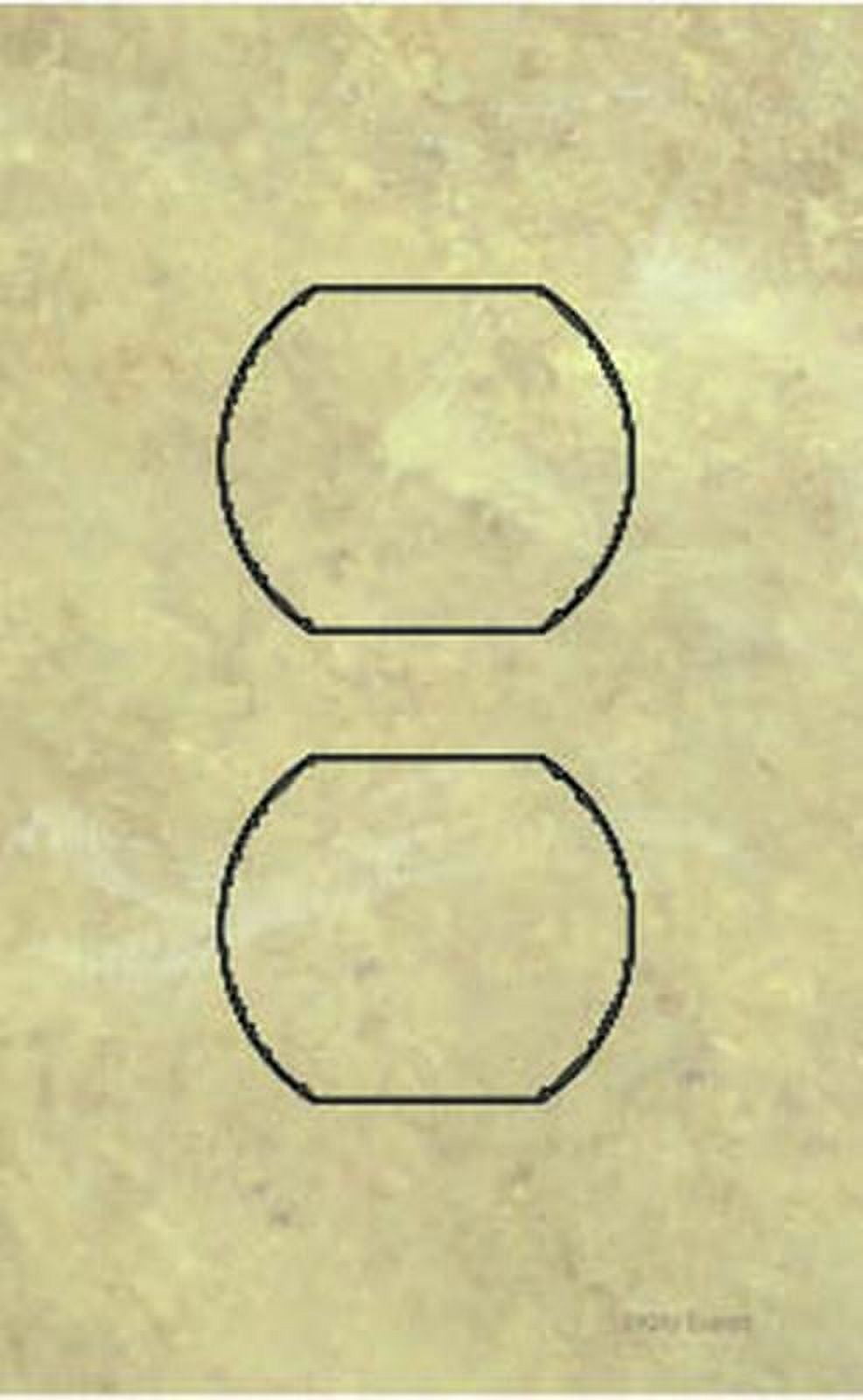 Tan Texture Single Duplex SwitchStix Peel and Stick Art Deco Outlet ...