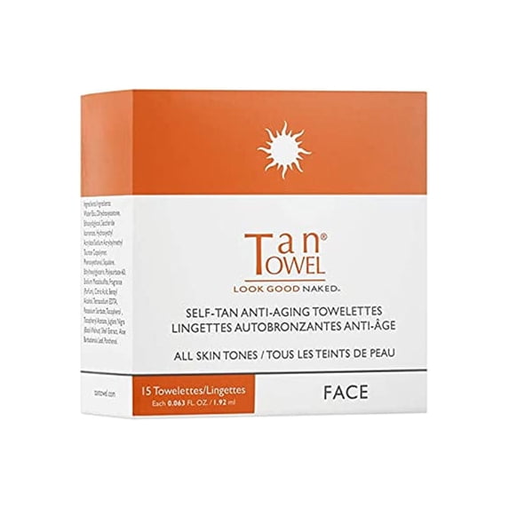 Tan Towel Face Tan 15 Count - Walmart.com