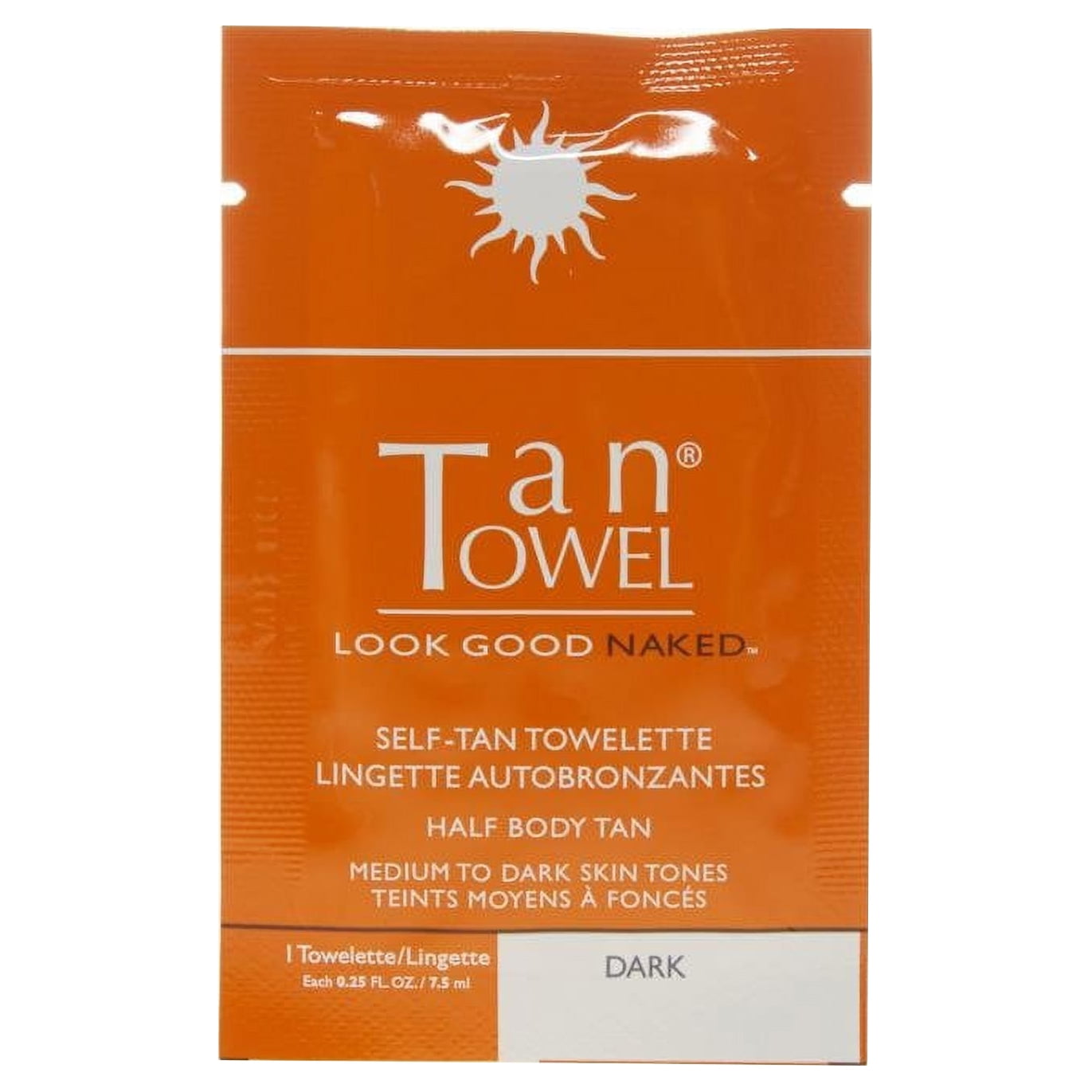 Tan Towel Self-Tanning Towelettes Half Body 10 Count for a Natural Sun ...