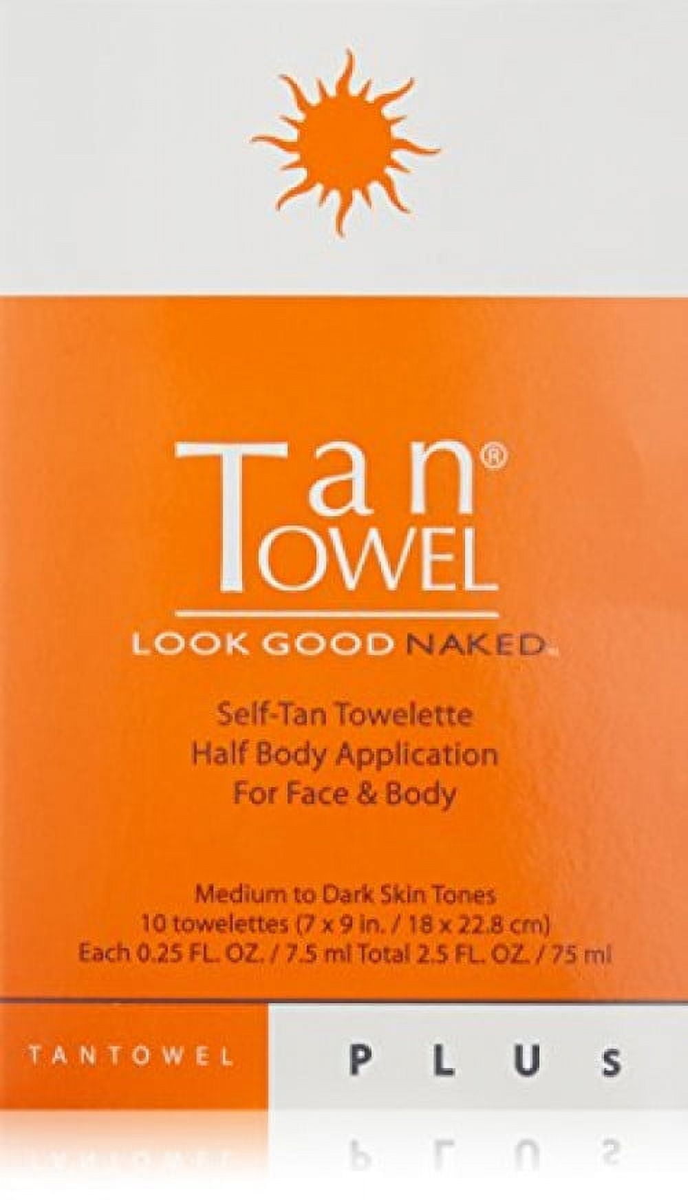 Tan Towel Self Tanner Towelette Plus, 10 Ct - 3 Pack - Walmart.com