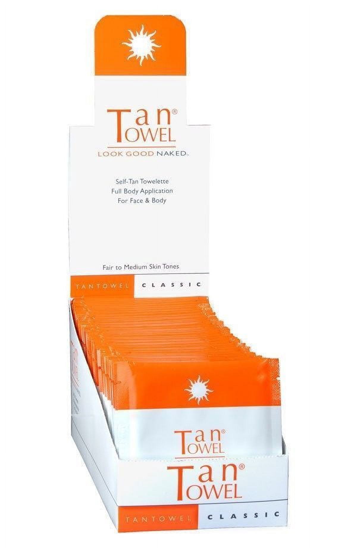 Tan Towels Full Body Classic Self-Tanning Towel - 50 Pack - Walmart.com
