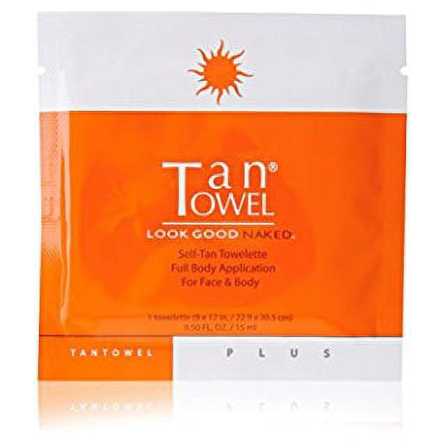 Tan Towels Self Tanner Full Body Self-Tan Application - 50 Pack ...