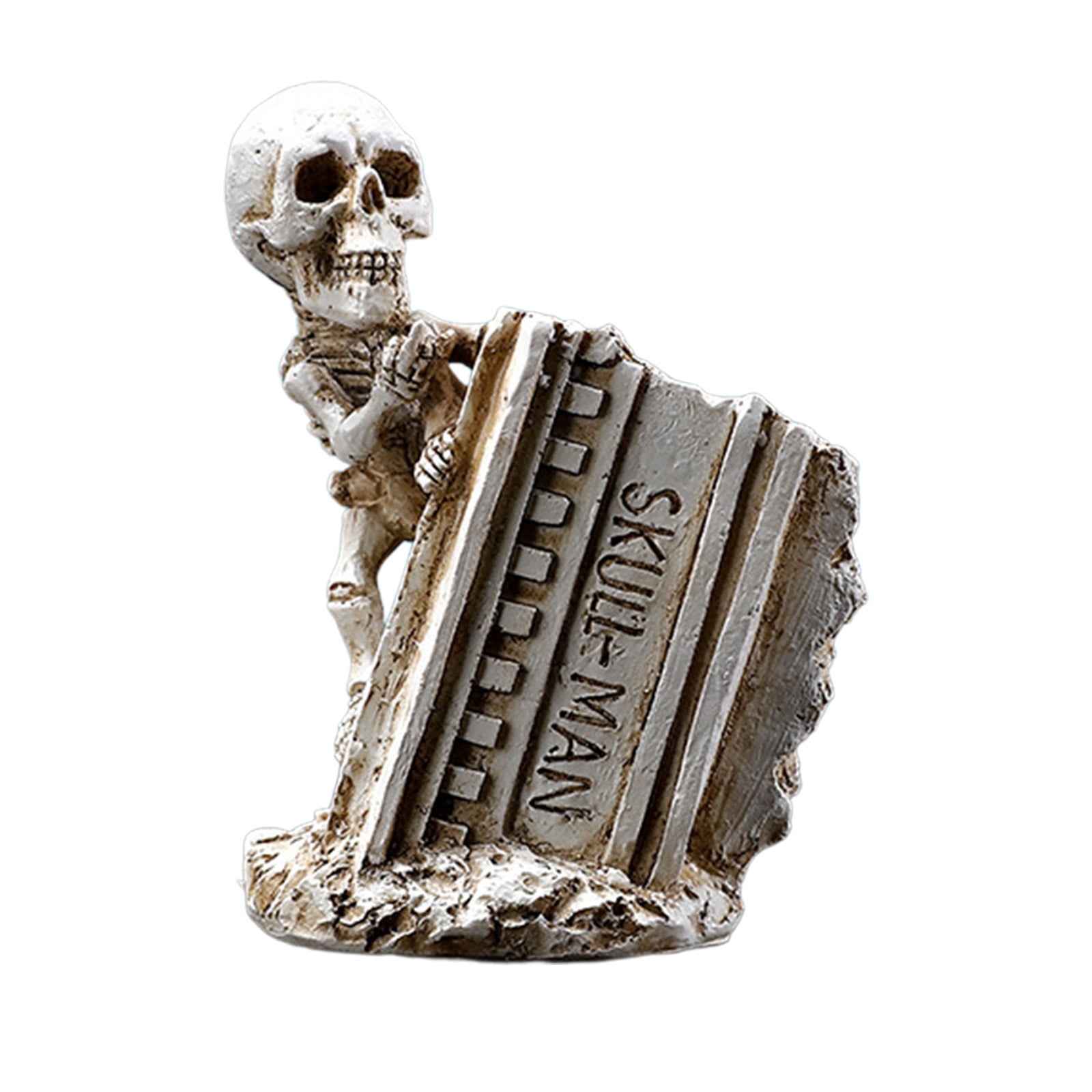 TanSiDing 1pcs Halloween Skeleton Pen Holder - Skeleton Sculptures ...