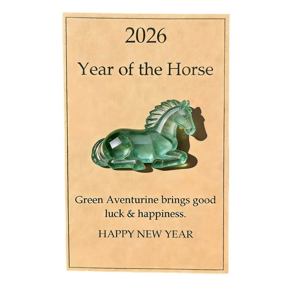 TanSiDing 1pcs Lucky Crystal Horse - A Symbol of Strength & New ...