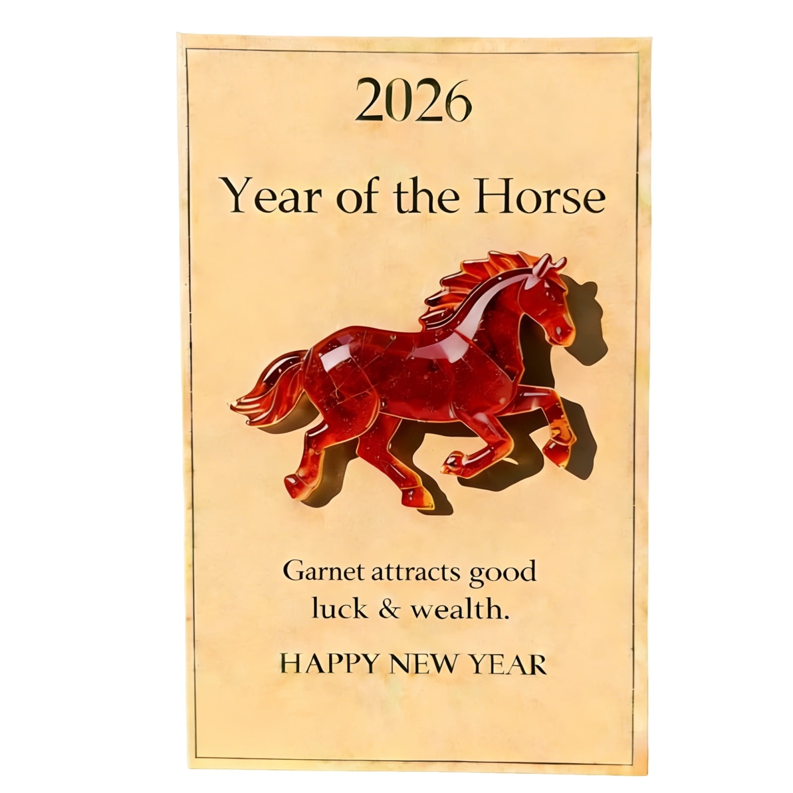 TanSiDing 2pcs Lucky Crystal Horse - A Symbol of Strength & New ...