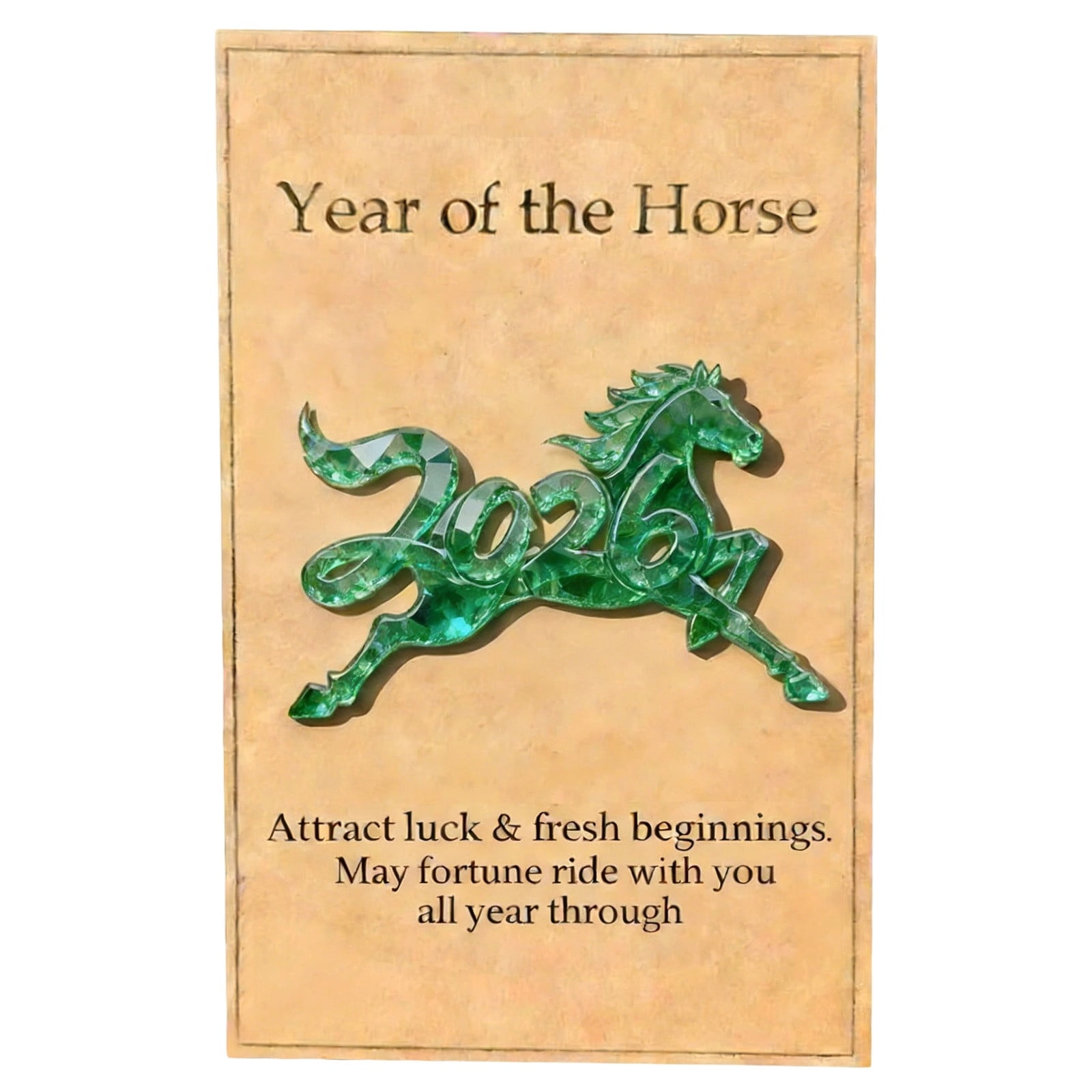 TanSiDing 2pcs Lucky Crystal Horse - A Symbol of Strength & New ...