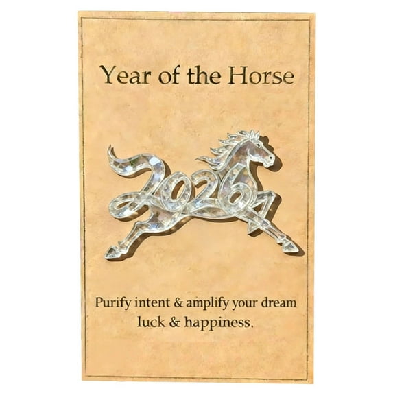 TanSiDing 2pcs Lucky Crystal Horse - A Symbol of Strength & New ...