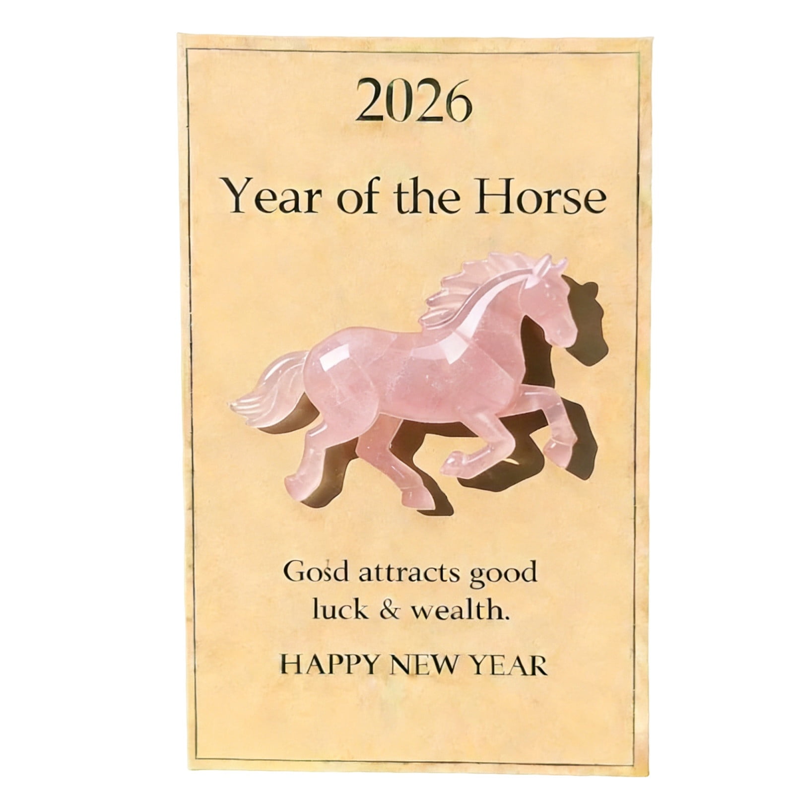 TanSiDing 3pcs Lucky Crystal Horse - A Symbol of Strength & New ...