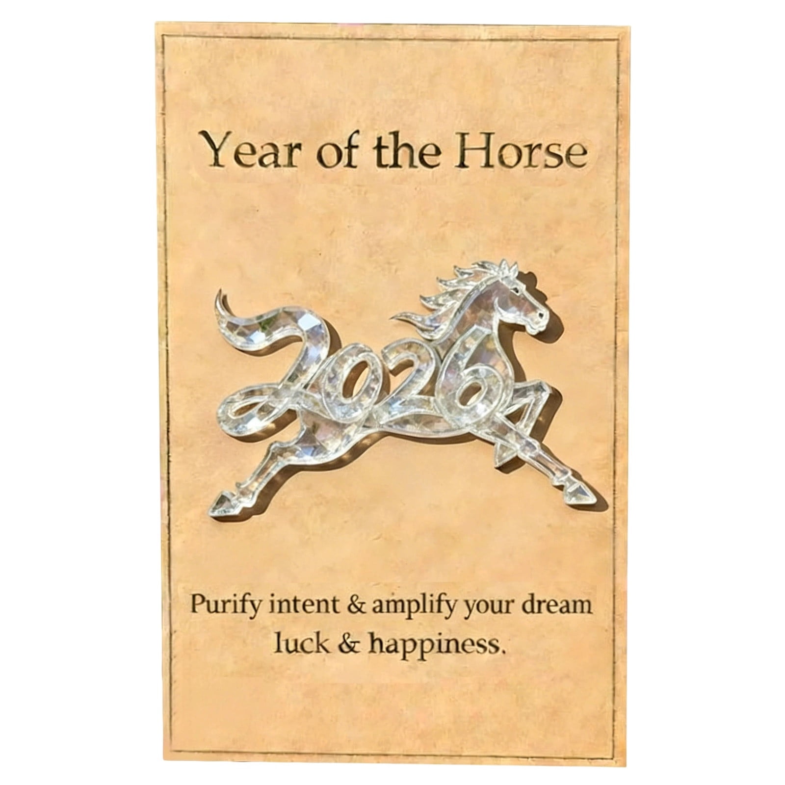 TanSiDing 3pcs Lucky Crystal Horse - A Symbol of Strength & New ...