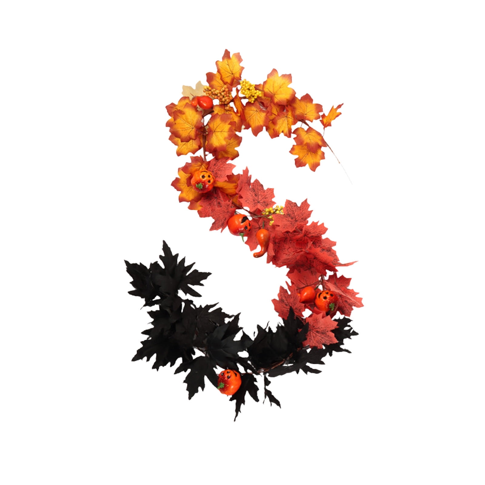 TanSiDing 4pcs Premium Artificial Maple Leaf Vines for Halloween & Fall ...