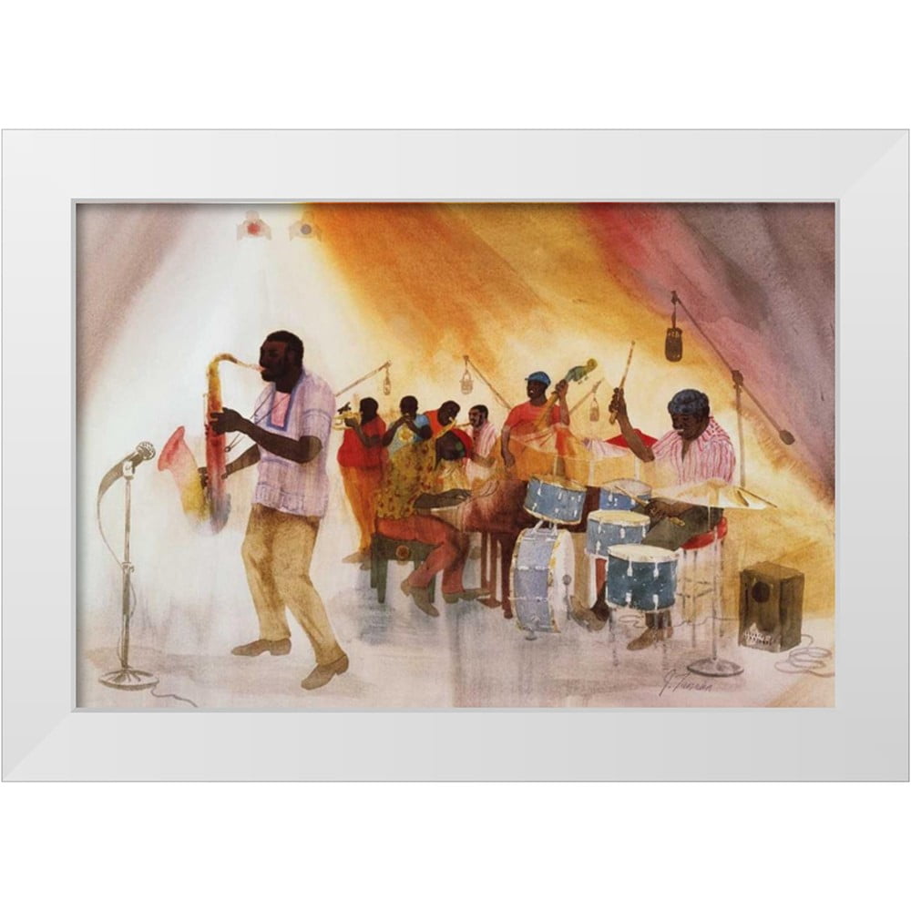 Tanaka, Jim 14x11 White Modern Wood Framed Museum Art Print Titled ...
