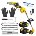 Tanbaby Cordless Pole Saw, 8 Inch Brushless Mini Chainsaw with ...