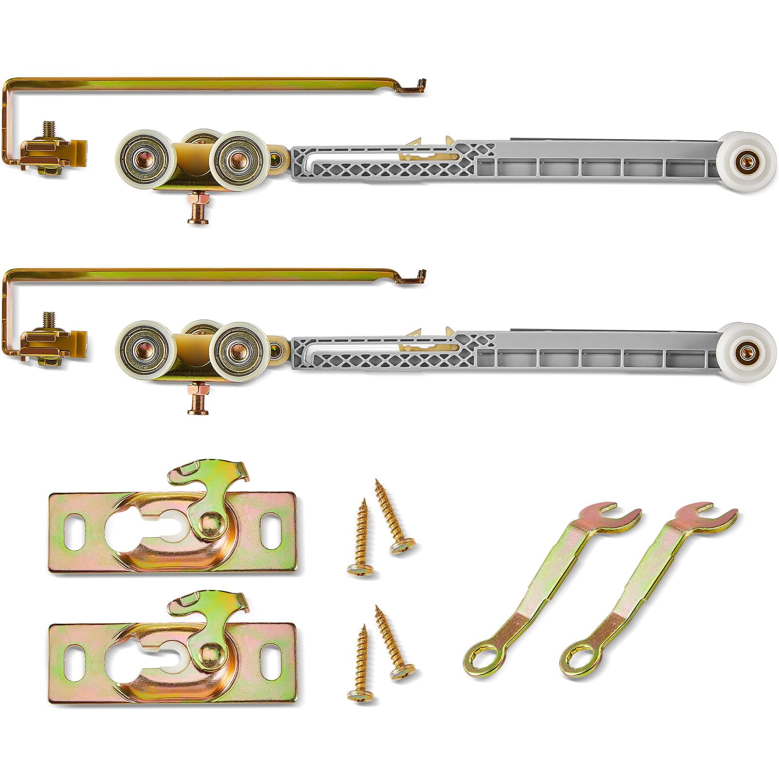 Tandefio 2 Set Sliding Pocket Door Soft Shut Hanger Quiet Close Pocket ...