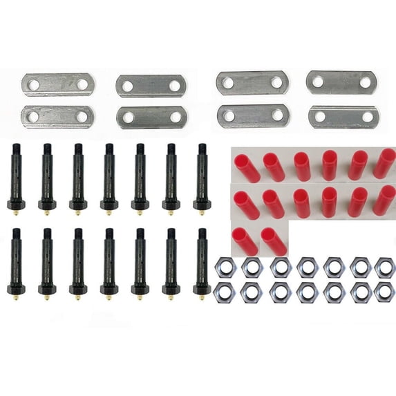 Tandem Axle Spring Suspension Rebuild Greaseable Wet Bolts 3.5 ...