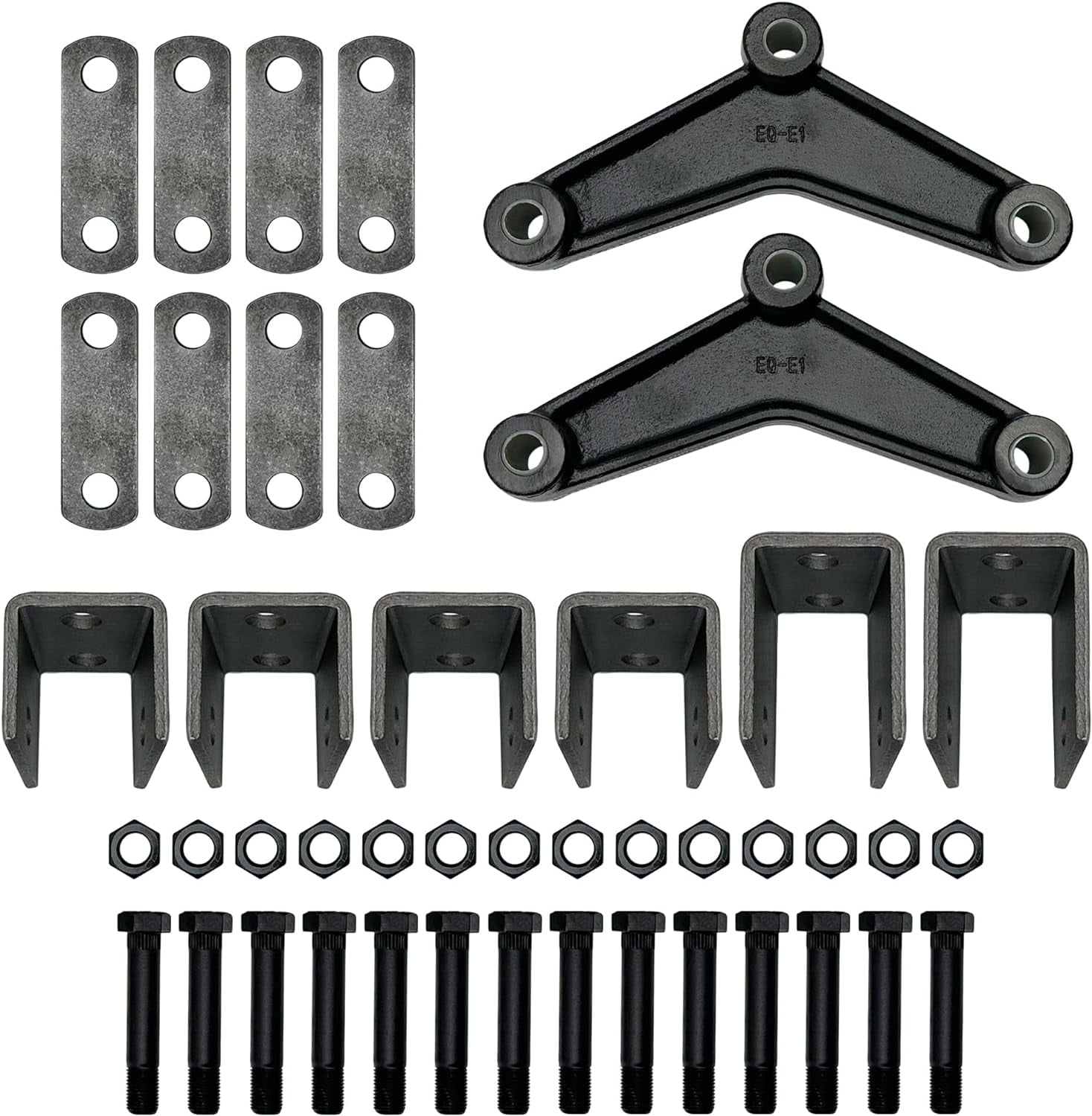 Tandem Axle Trailer Double Eye Leaf Spring Suspension Hanger Kit ...