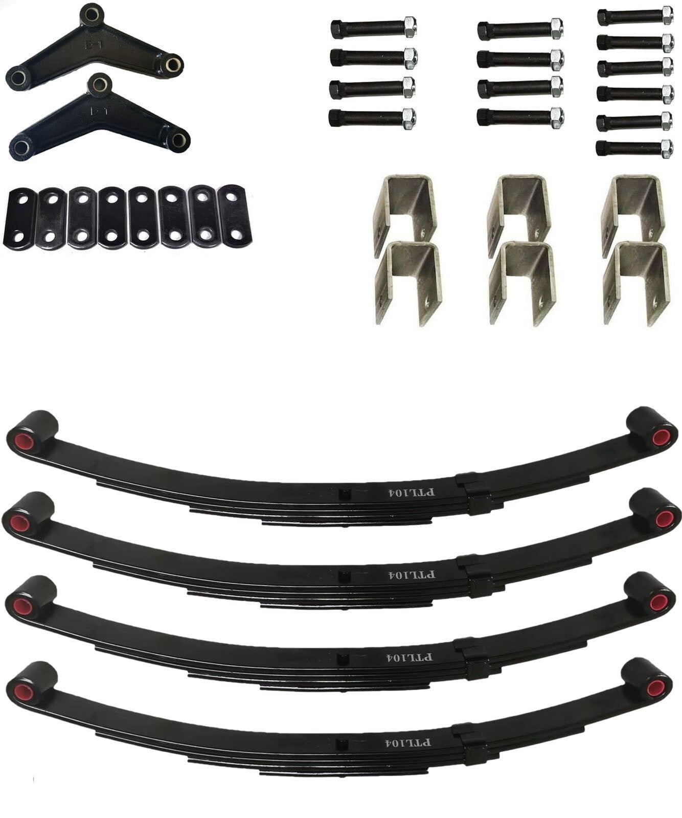 Tandem Trailer Axle Suspension Kit W/ Leaf Spring Equalizer Shackle ...