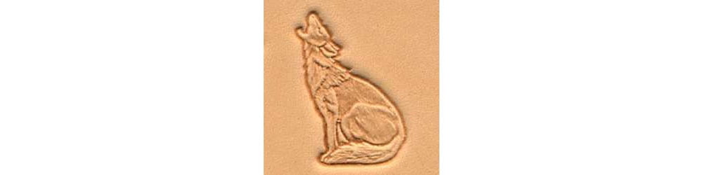 Tandy Leather Howling Coyote Craftool 3-D Stamp 88422-00 - Walmart.com