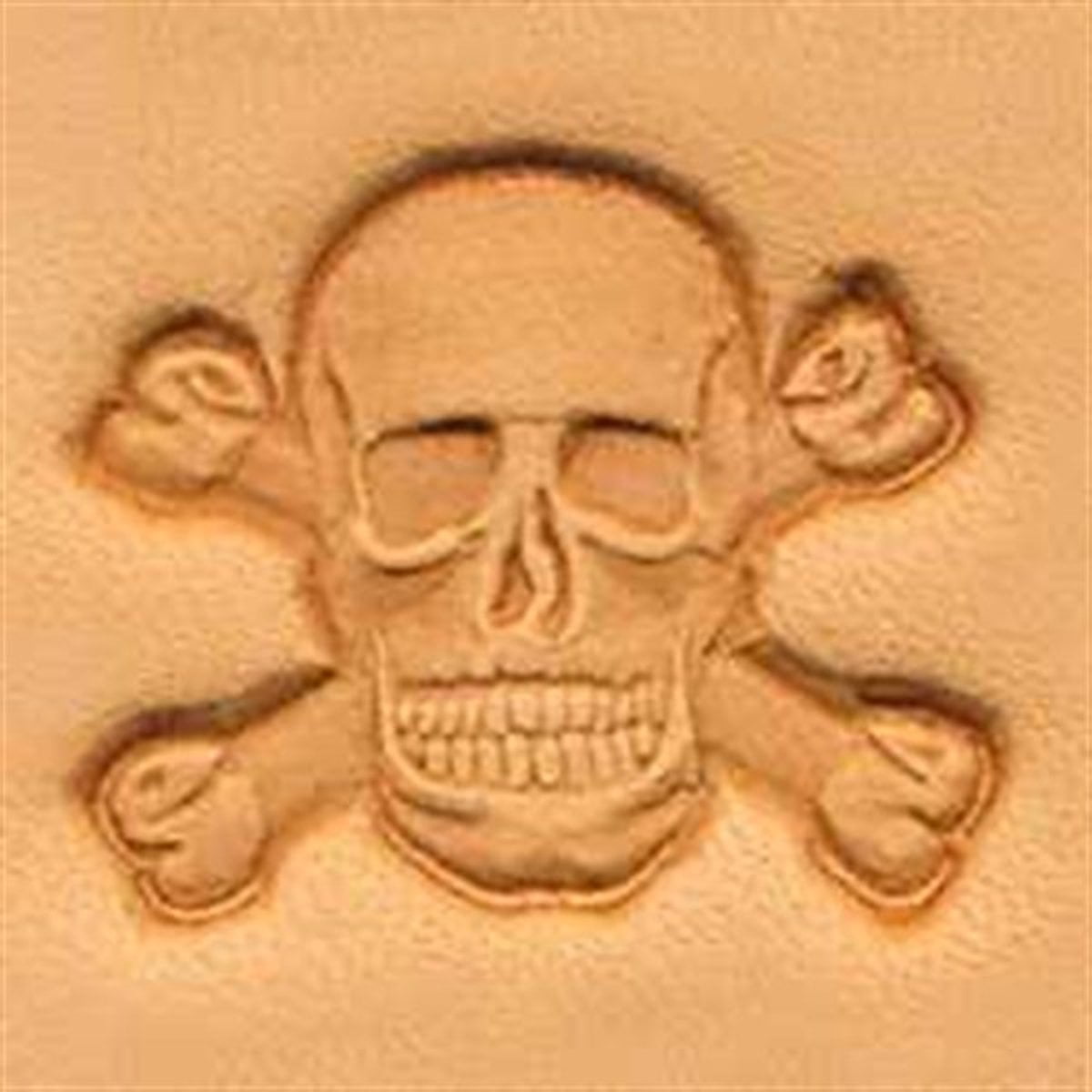Tandy Leather Skull and Crossbones 3-D Stamp Tool 8547-00 - Walmart.com