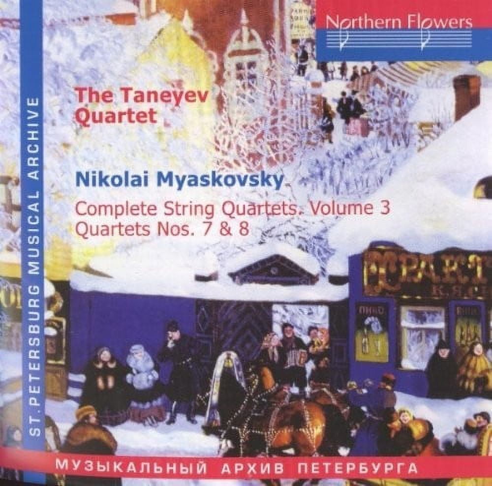 Taneyev Quartet - N. Miaskovsky - Complete String Quartets 3 - Music & Performance - CD ...