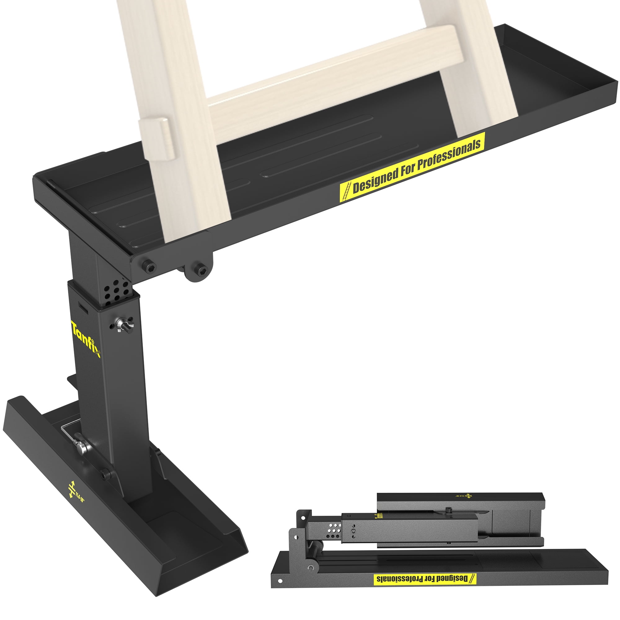Tanfix Ladder-Aide, 11.4-18" Adjustable Height, Foldable Heavy-Duty ...