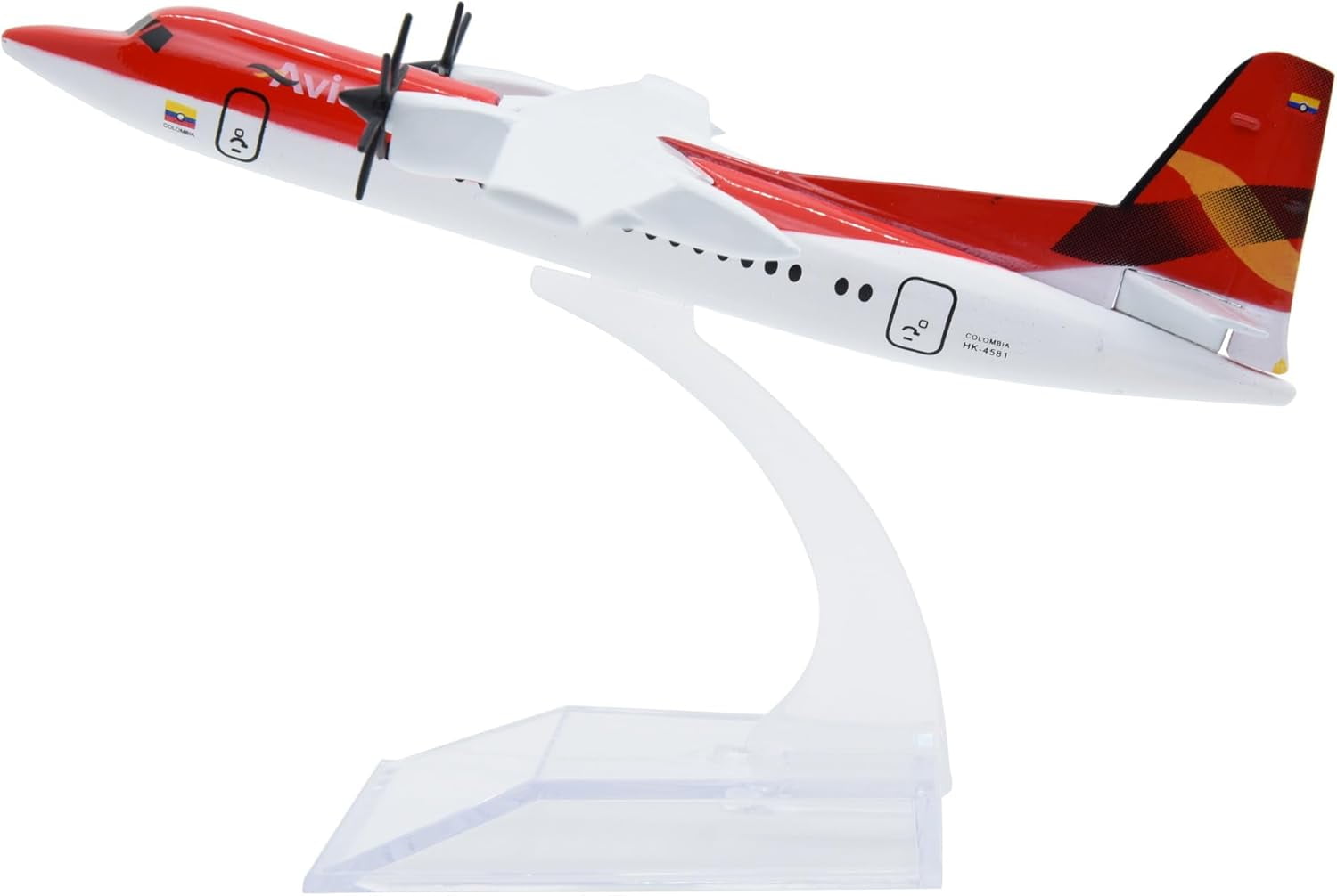 Tang DYNASTY1:400 16cm Avianca Fokker-F50 Metal Airplane Model Plane ...