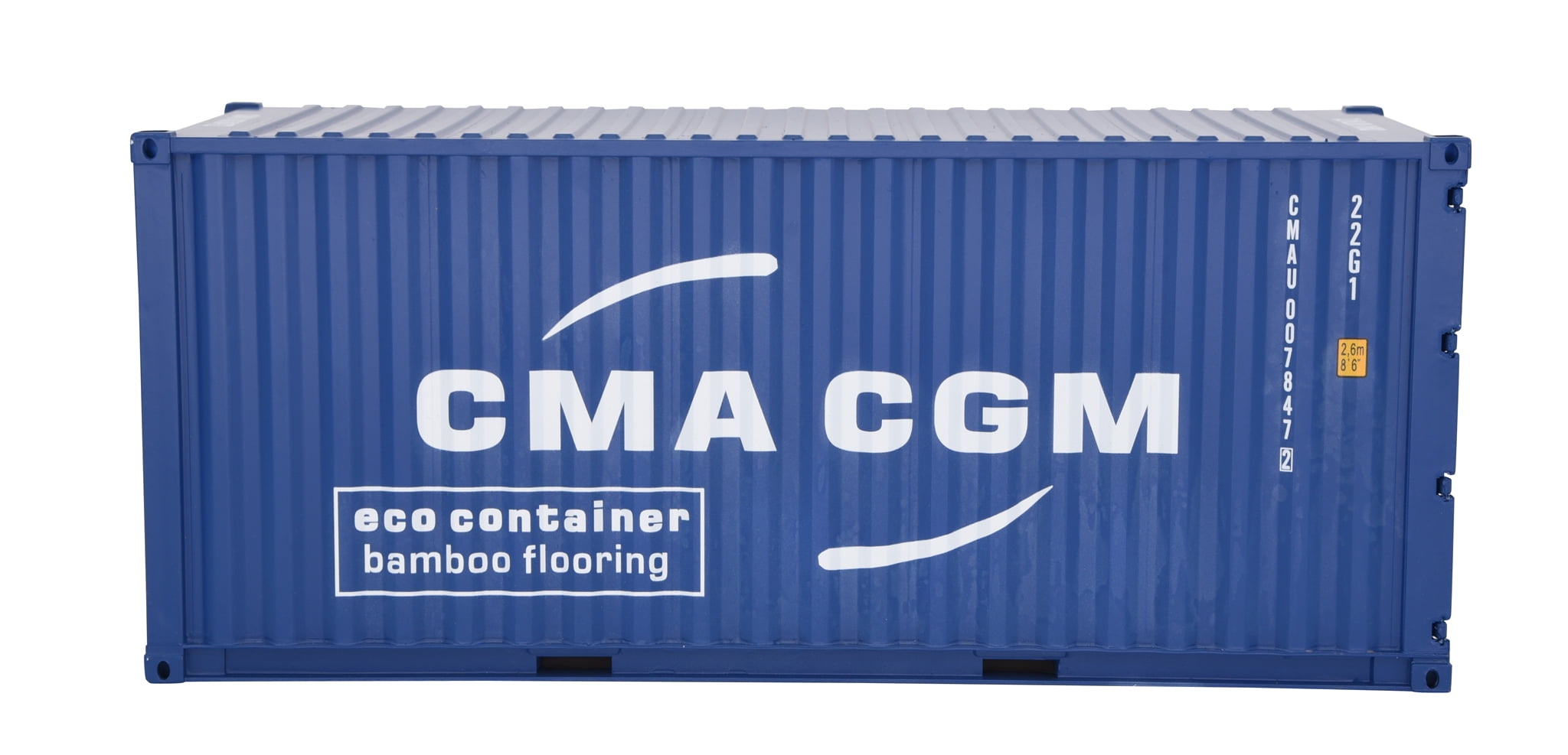 Tang Dynasty 1:20 CMA CGM 20GP shipping container model ABS resin toy home decoration gift ...