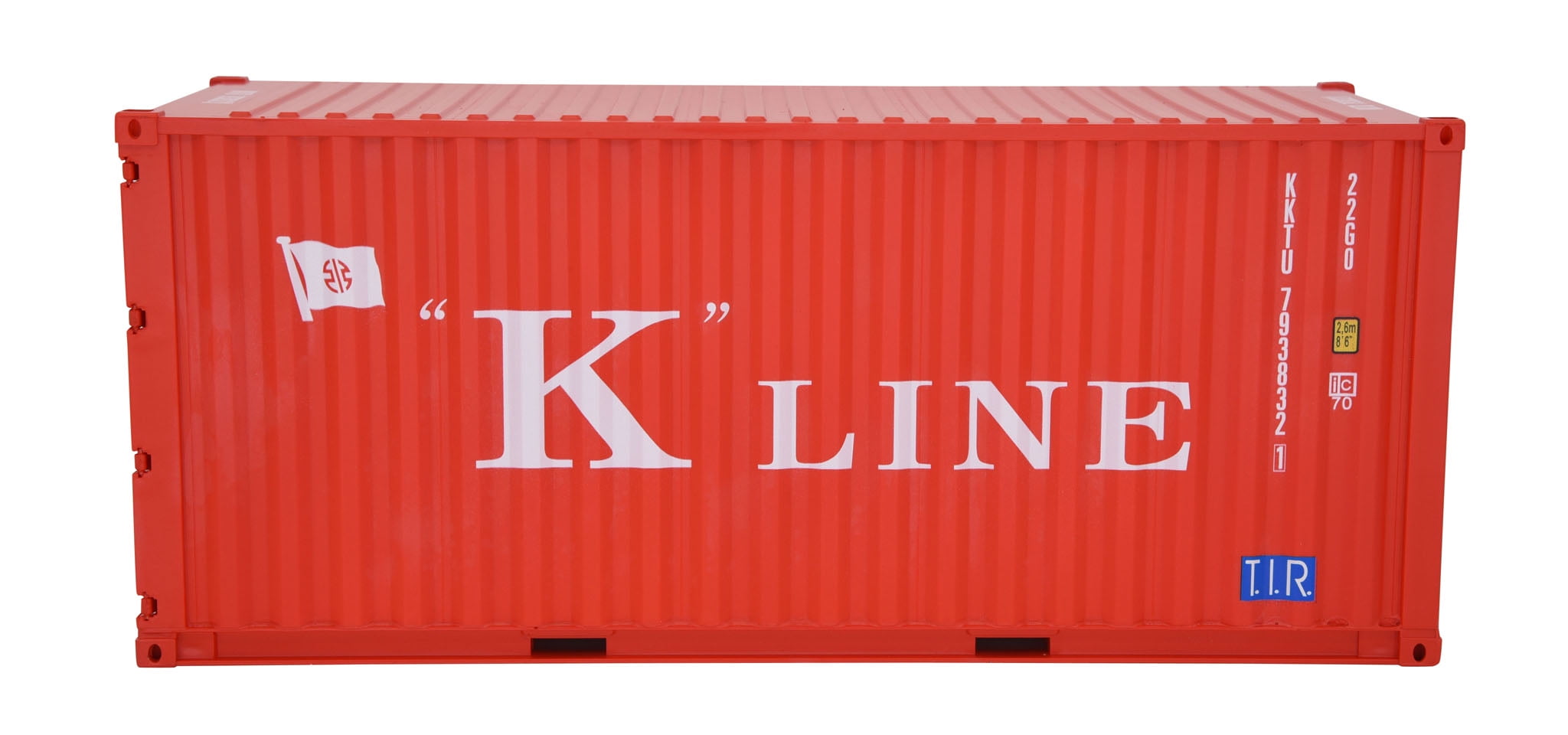 Tang Dynasty 1:20 K-LINE 20GP shipping container model ABS resin toy ...