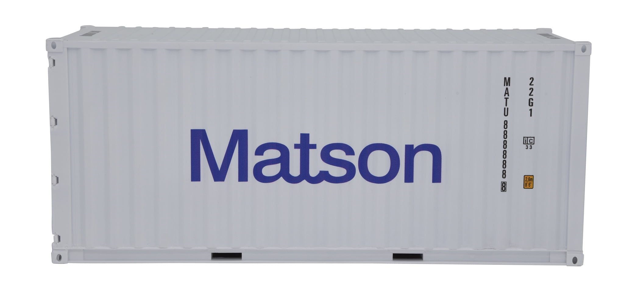 Tang Dynasty 1:20 Matson 20GP shipping container model ABS resin toy home decoration gift ...