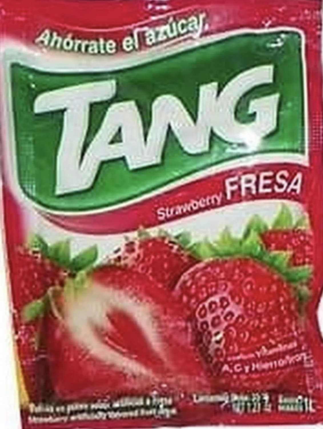 Tang Fresa Strawberry No Sugar Needed 2 Liters Drink Mix, 15G Each, 12 ...
