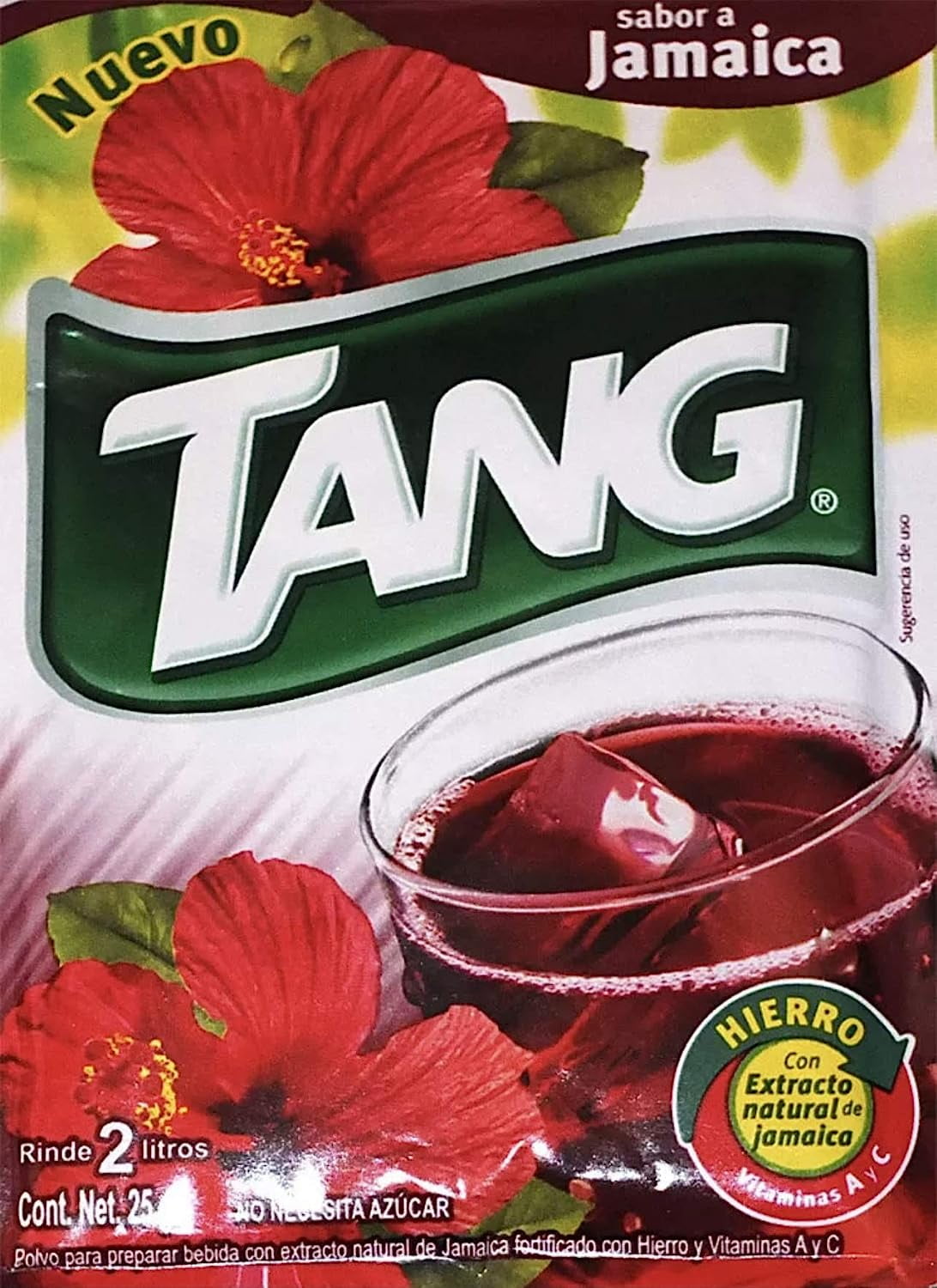 TAN.G Tang Jamaica Hibiscus, 12 Pack, Makes 2 Liters Drink Mix Each ...